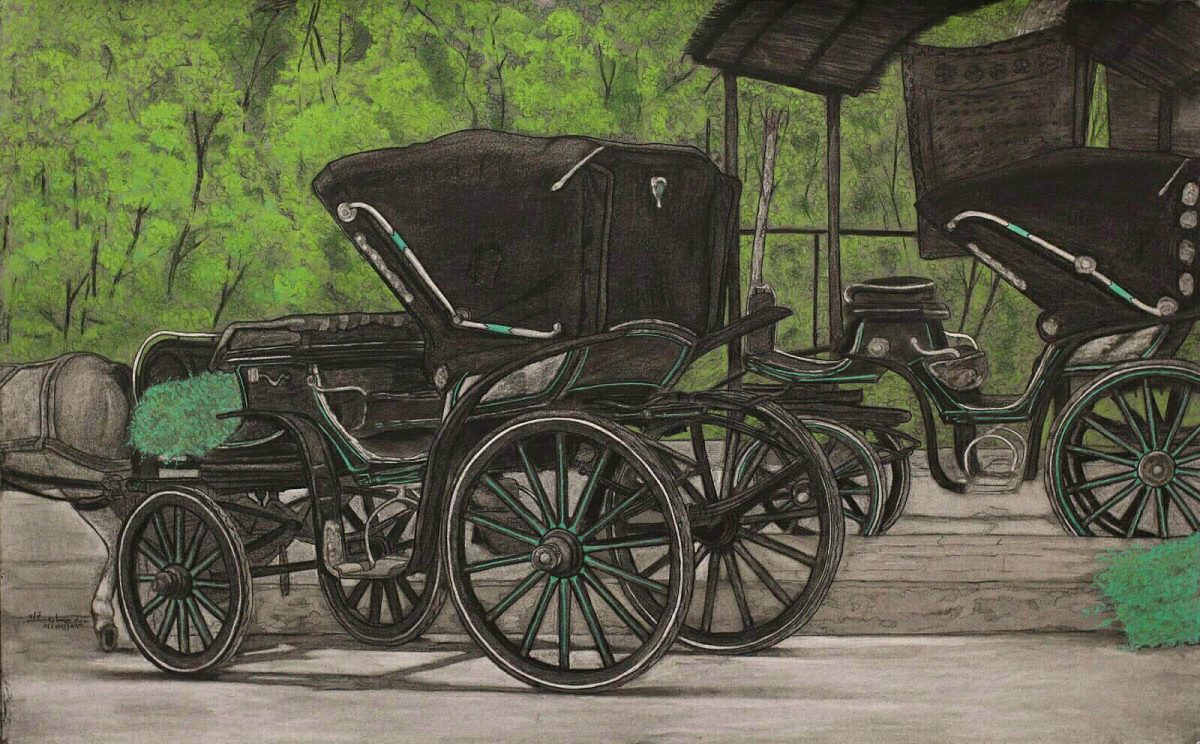 Artist ALI HASSAAN » his solo exhibition "STATIC WHEELS"